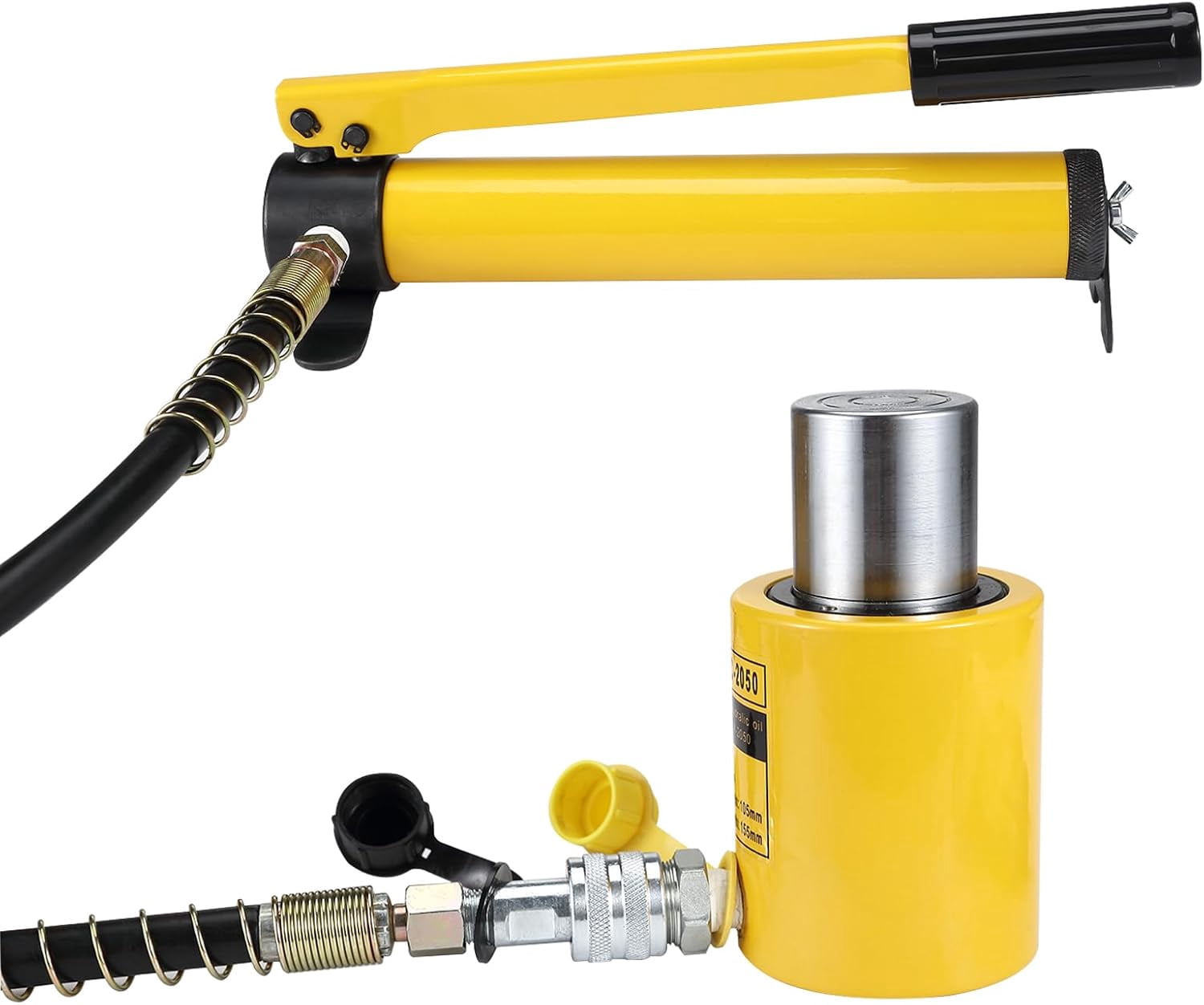 CP-180 Manual Hydraulic Pump with 20-Ton Mini Hydraulic Cylinder Jack ...