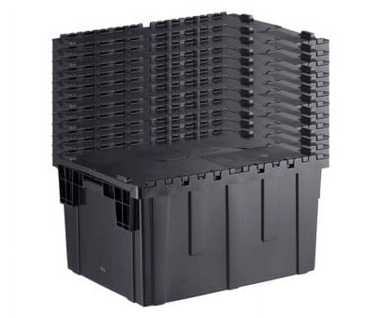 Chicken Pieces 26" x 19" x 15 1/4" Covered Large Plastic Stackable ...