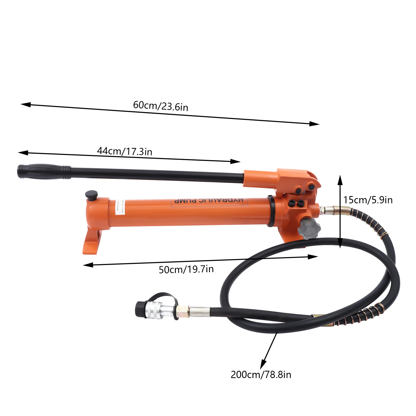 CP-700 Hydraulic Hand Pump Portable Ram Pump Stable Performance Power ...