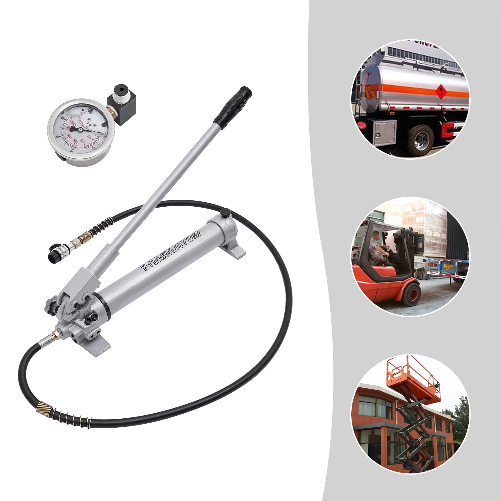 CP-700 Manual Hydraulic Hand Pump Hydraulic Hand Pump with Pressure ...