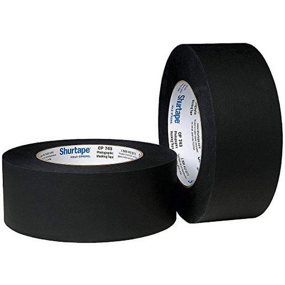 CP-743 Matte Black Paper Tape (aka Permacel P-743): in. x 60 yds ...