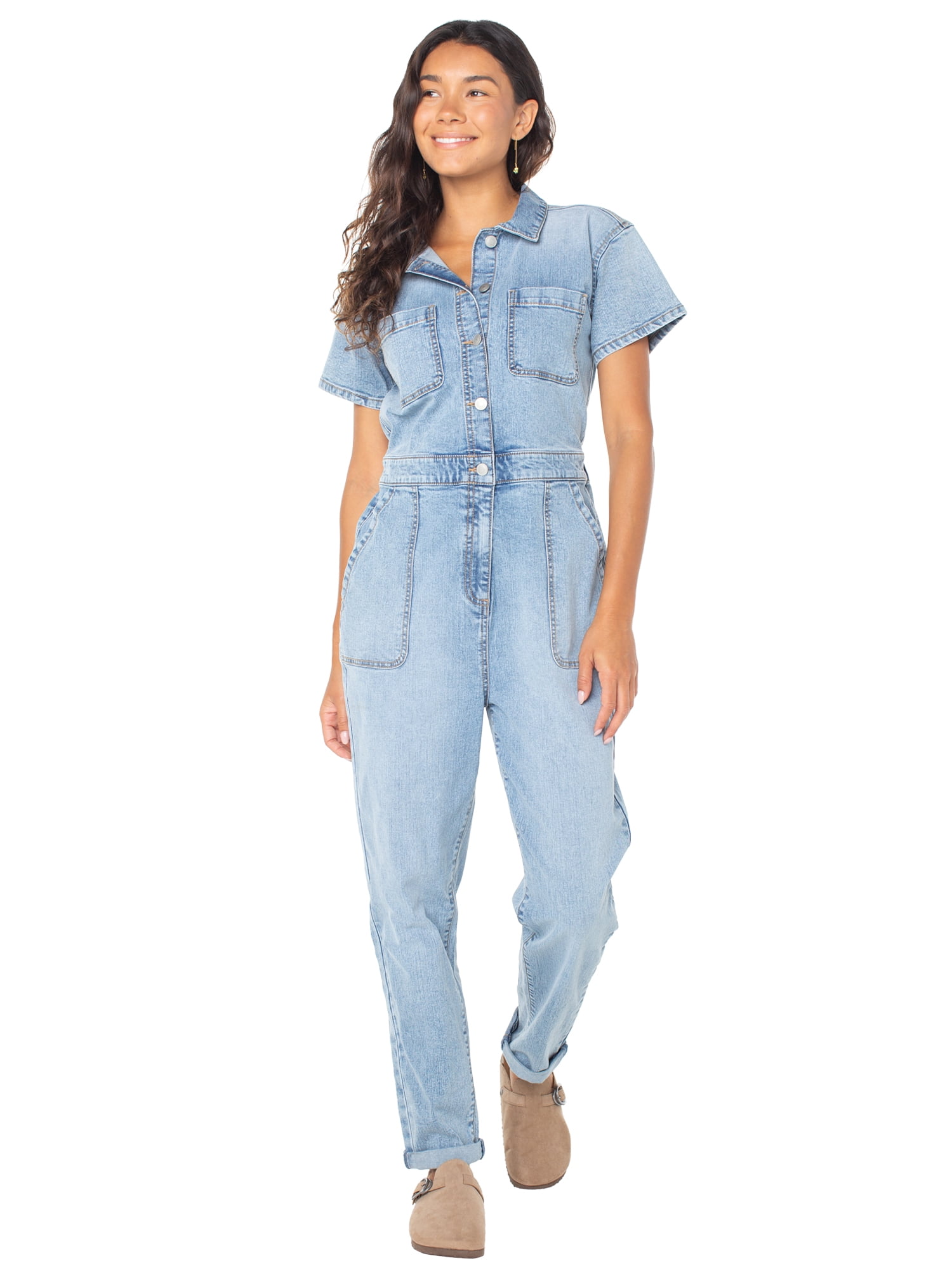 Celebrity Pink Juniors Relaxed Fit Boilersuit, Sizes XS-XXXL - Walmart.com