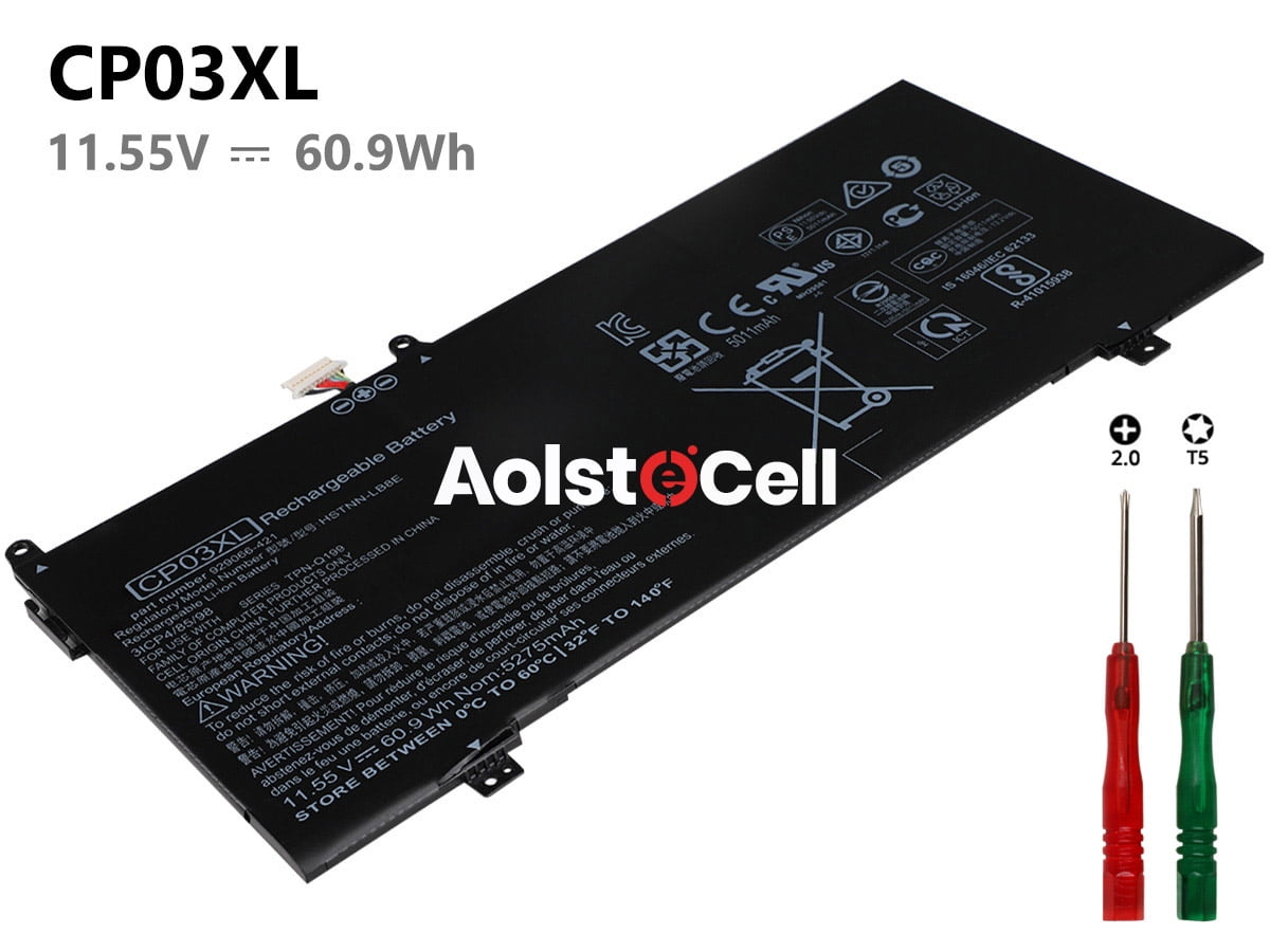 CP03XL Battery for HP Spectre X360 13 X360 13-ae000 13-ae011dx 13 ...