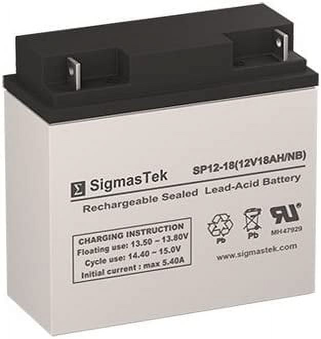 CP12170 12 Volt 18 AmpH SLA Replacement Battery with NB Terminal ...