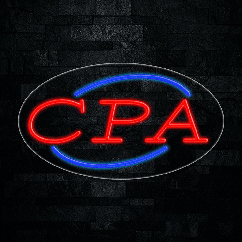 CPA LED Neon Sign 28"L x 16"H #34441 - Walmart.com