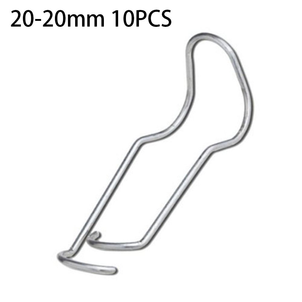 CPAN 10PCS Greenhouse Pressure Spring Steel Pipe Top Spring Clip Steel ...