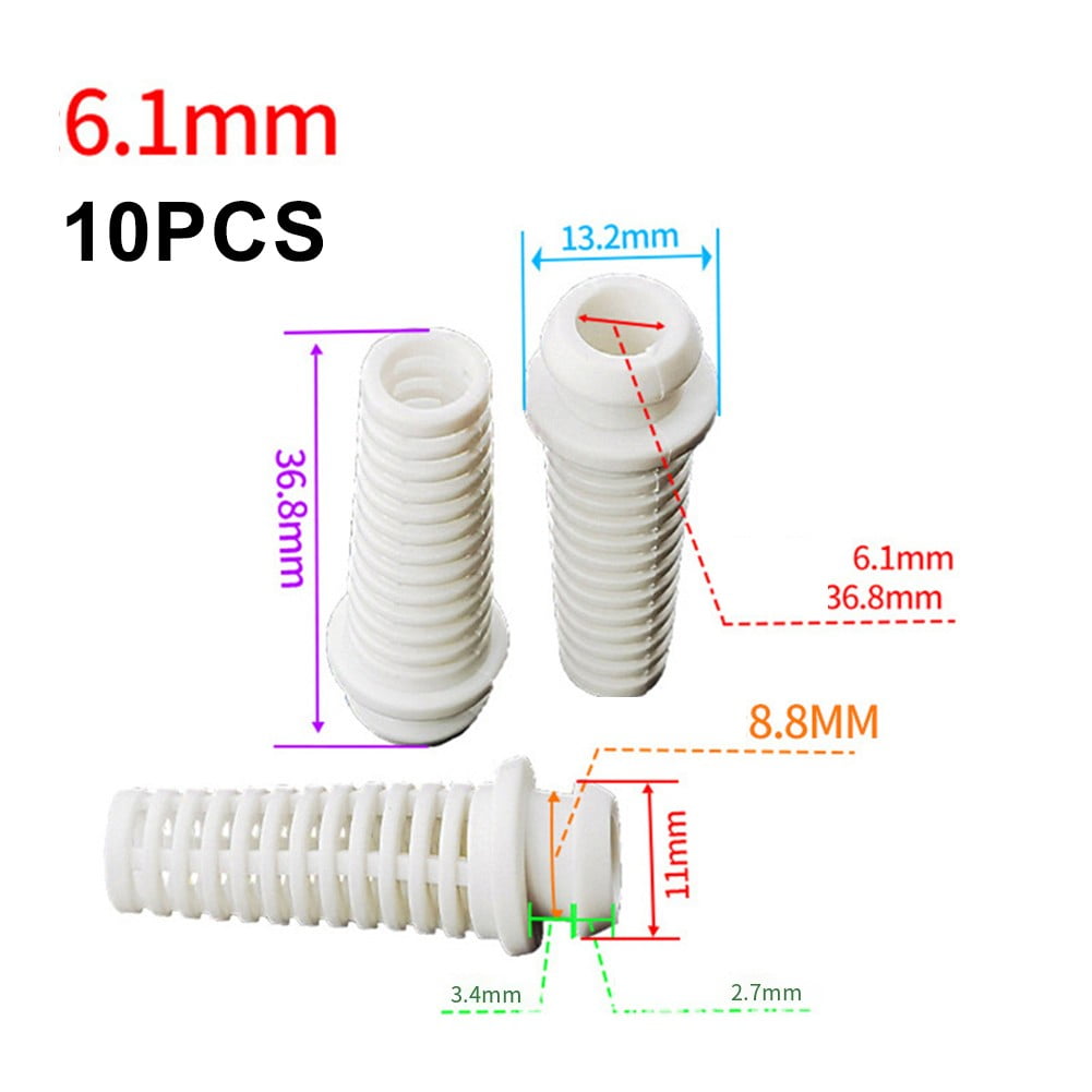 CPAN 10pc PVC cable gland connector rubber boot protector sleeve mobile ...