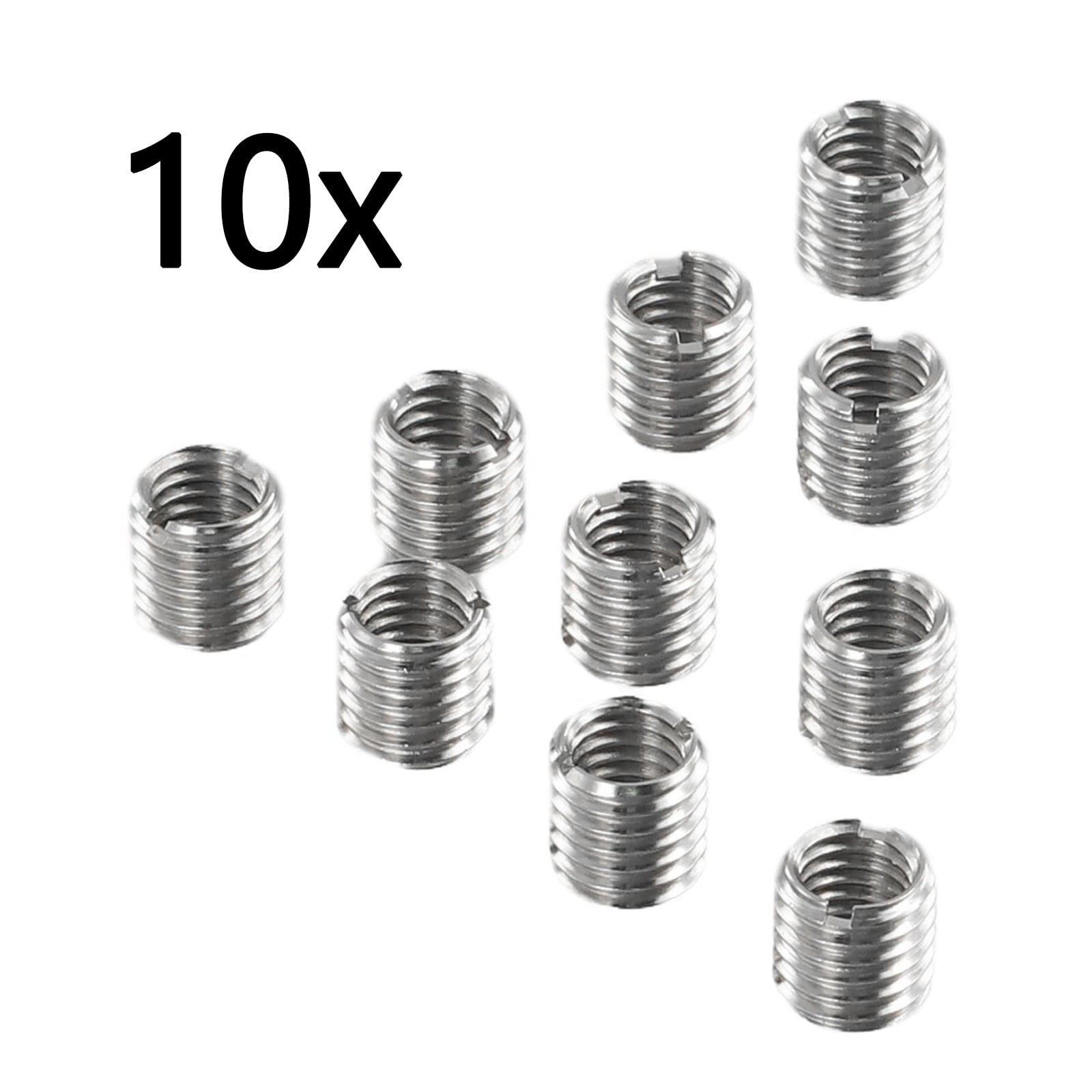 CPAN 10pcs Stainless Steel Thread Adapter Female Thread Reducer ...