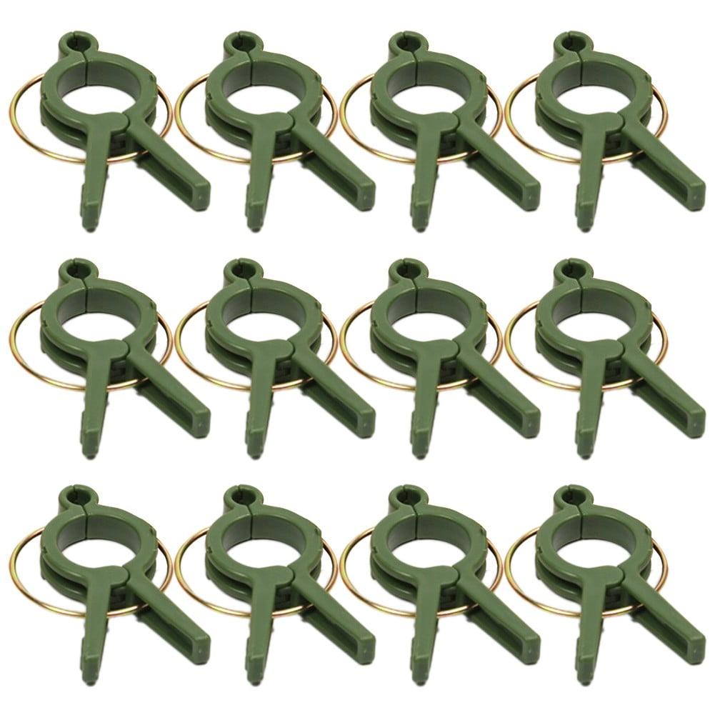 CPAN 12pcs Greenhouse Brackets Secure Fixed Plastic Plant Clips for ...