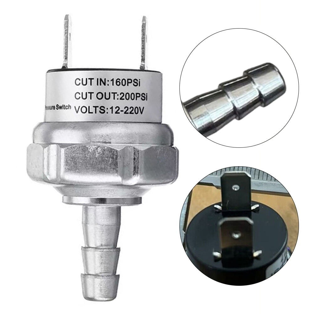 CPAN 160-200PSI Air Pressure Control Switch 12-220V Air Compressor ...