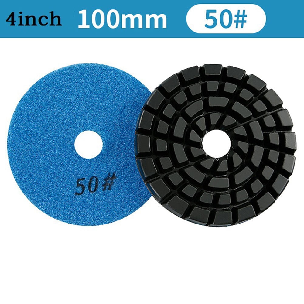 CPAN 1PC 4 Inch 100mm Dry/wet Diamond Floor Polishing Pads For Granite ...