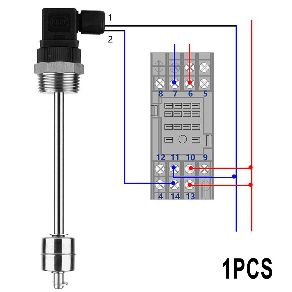 CPAN 1PCS Float Level Switch 100/150/200mm Stainless Steel Water Level ...