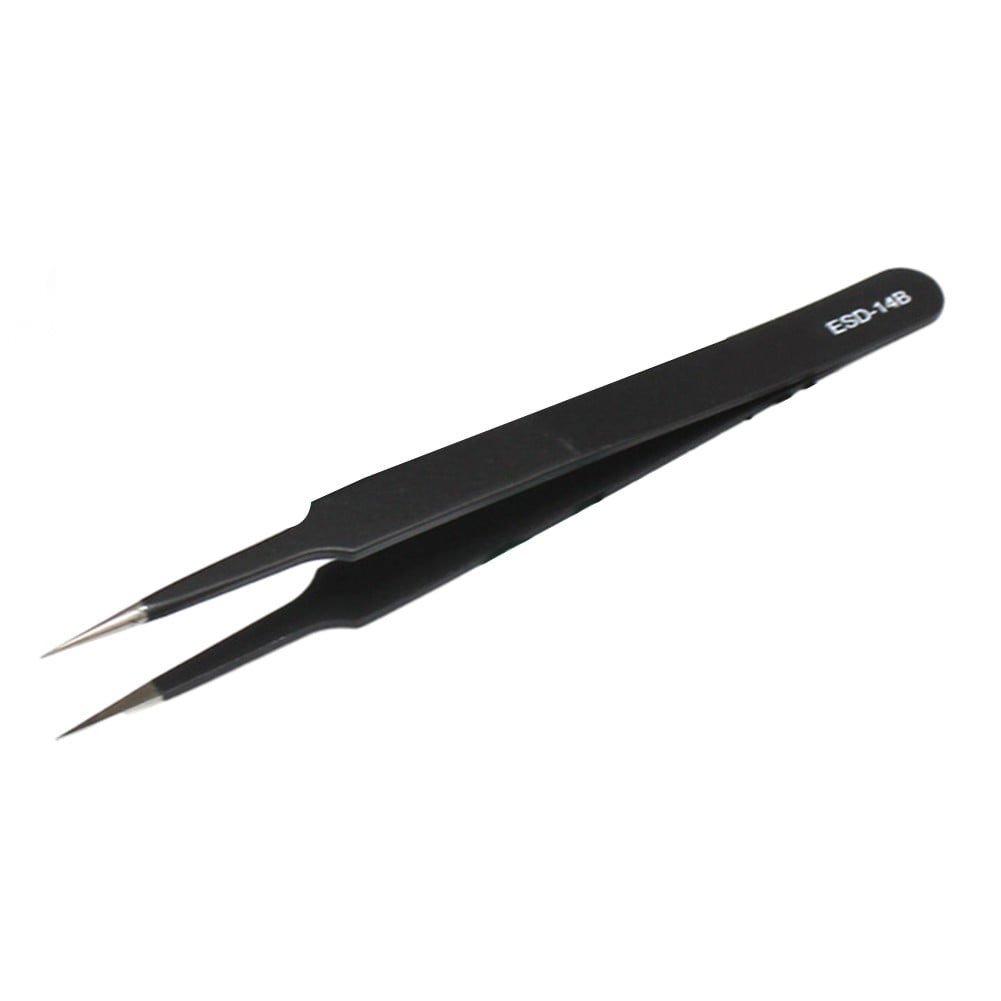 CPAN 1pc Watch repair tools stainless steel straight curved tweezer for ...