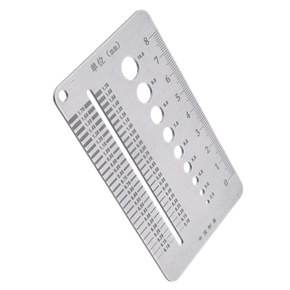 CPAN 2-10mm Stainless Steel Bolt Screw Gauge Plate Screw Diameter ...