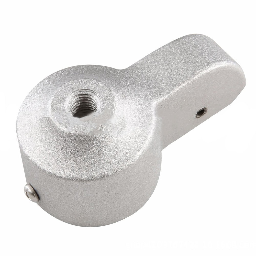 CPAN 2 inch Diameter Aluminum Flag Pole Truck Pulley Silver Cap Style ...