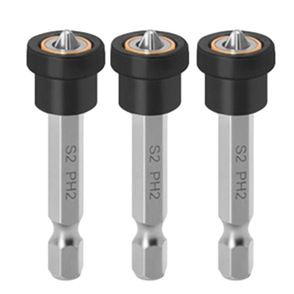 CPAN 3x Magnetic Positioning Screwdriver Bit Head Woodworking Screw Hex ...