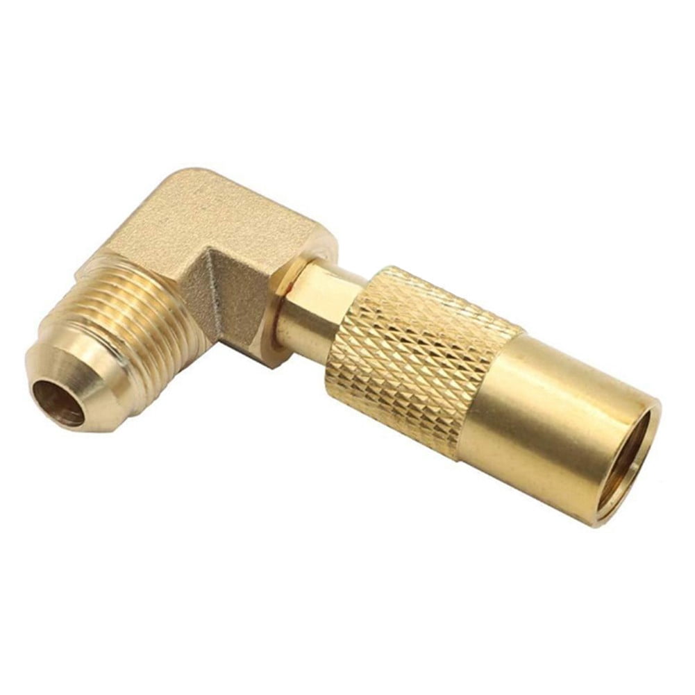 CPAN Brass Low Pressure 3/8 inch Male Flare Propane Elbow Adapter for ...