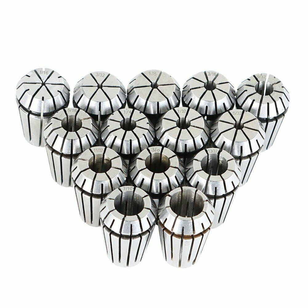 CPAN ER11/ER16/ER20/ER25/ER32/ER40 Spring Collet Set For CNC Milling Lathe Machine - Walmart.com