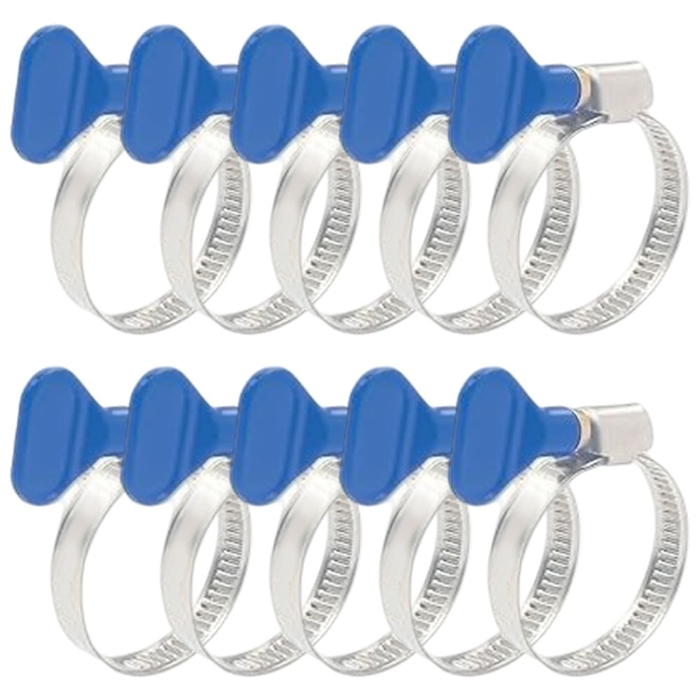 CPAN Hose Clamps 25-40 mm - 10 Pieces Stainless Steel Clamps ...