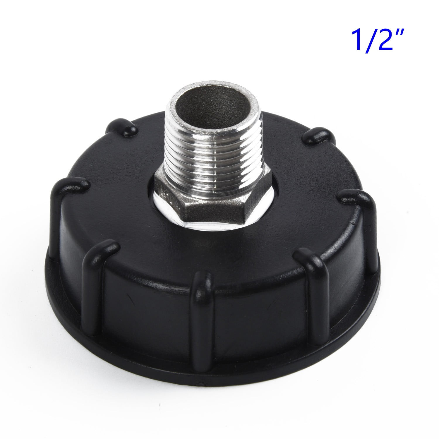 CPAN IBC Tote Tank Drain Adapter S60x6 Thread Cap Garden Hose Connector ...