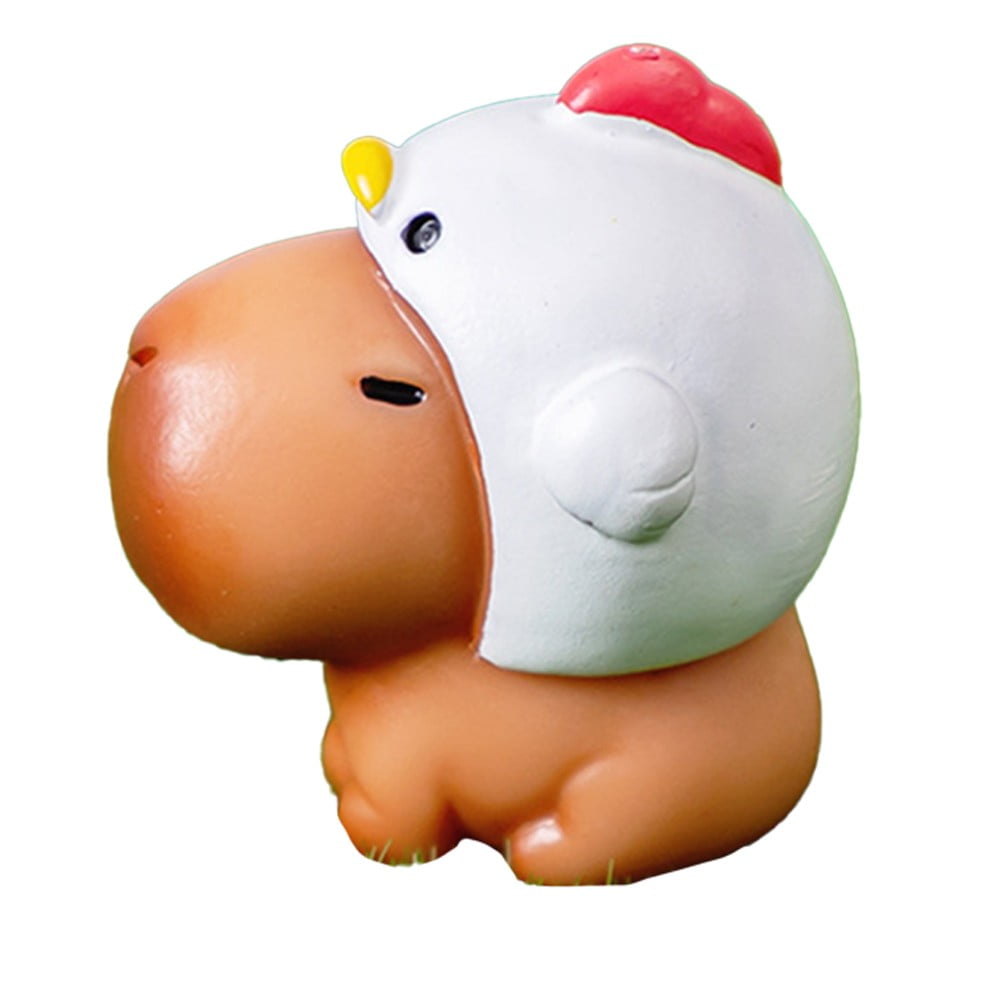 CPAN Miniature Cartoon Capybara Model Figurine Desk Garden Landscape ...