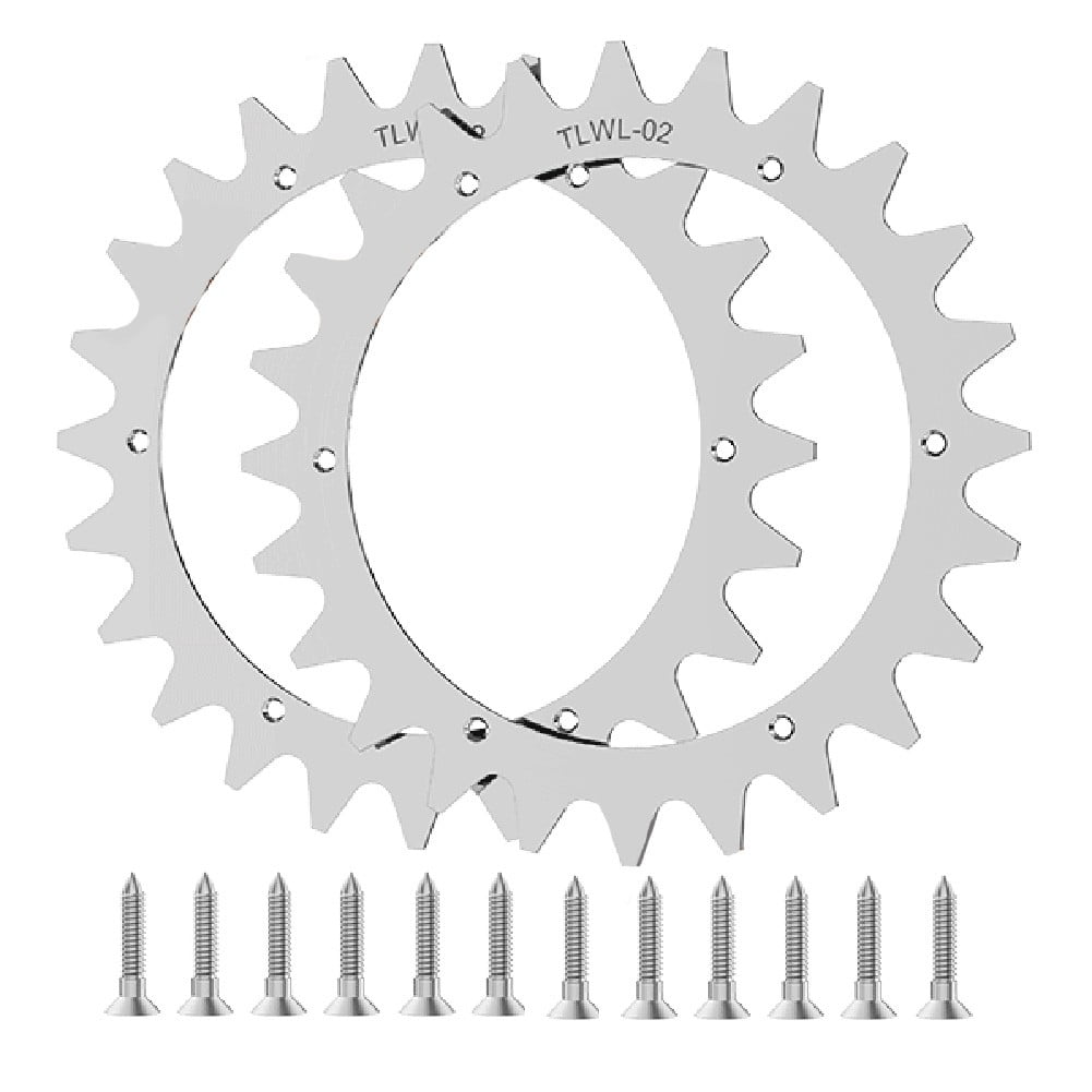 CPAN Mowing robot L type 225mm traction wheel anti-slip spikes anti ...