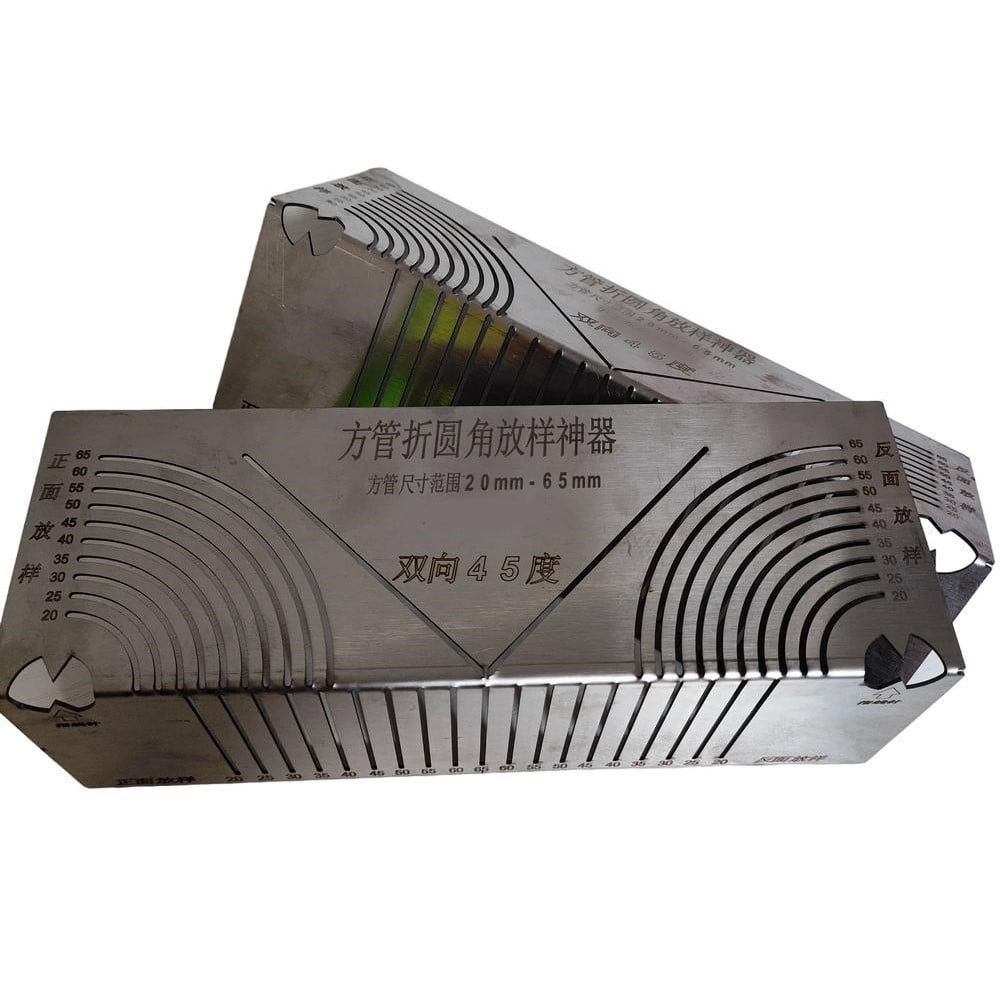 CPAN Multifunctional Square Tube Rounded Corner Drawing Ruler Tool ...