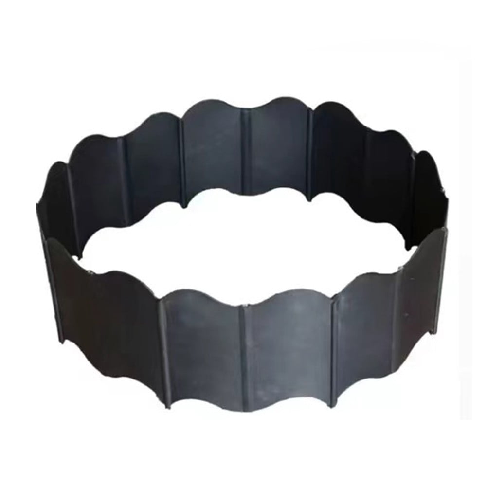 CPAN Outdoor Lawn Fence Flower Bed Partition Edge Retain Plastic Board ...