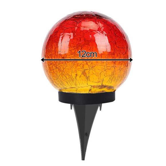 Crackle Glass Solar Lights