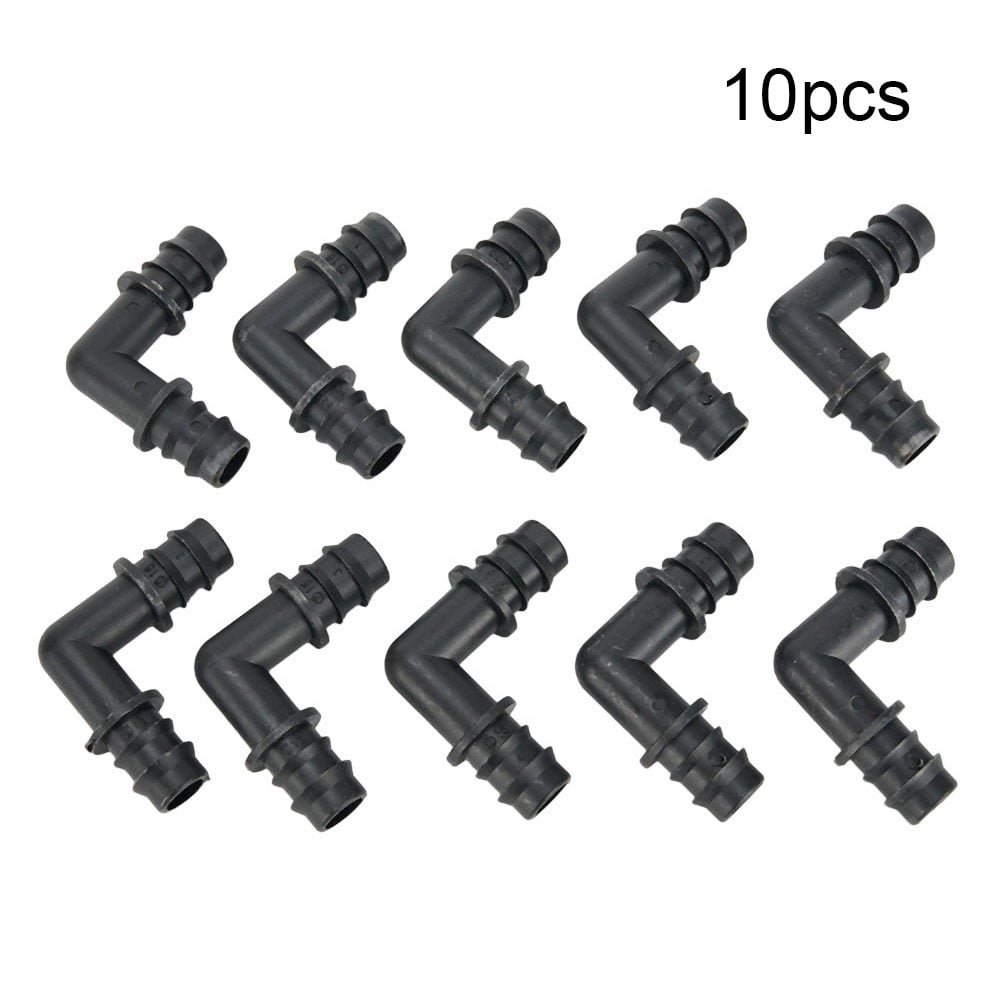 CPAN Pack of 10 Elbow Connectors Garden Irrigation Hose Barbed Hose Pipe 16PE - Walmart.com