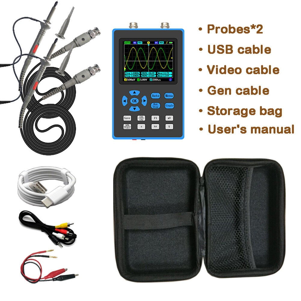 CPAN Portable DSO2512G 120M Bandwidth Dual Channel Oscilloscope ARM ...