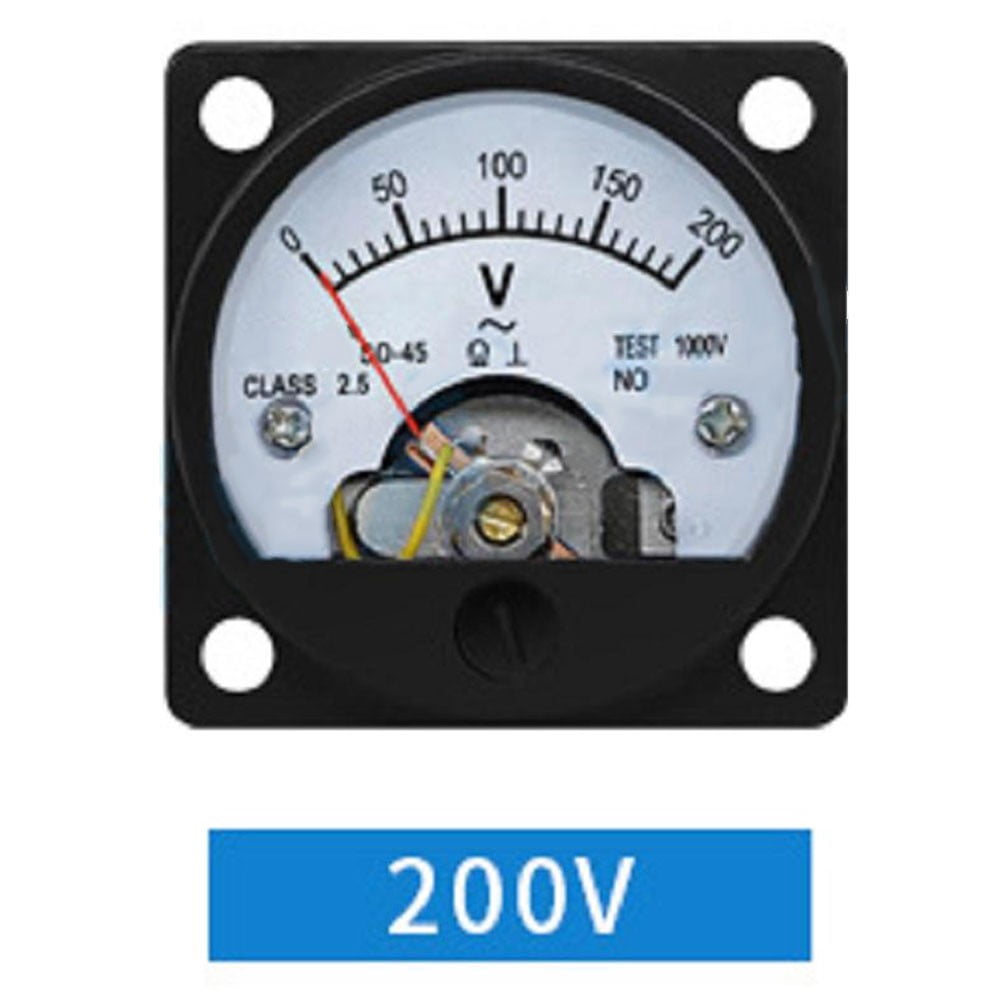 CPAN SO-45 Pointer AC Voltmeter Analog Voltmeter Pointer Panel Meter ...