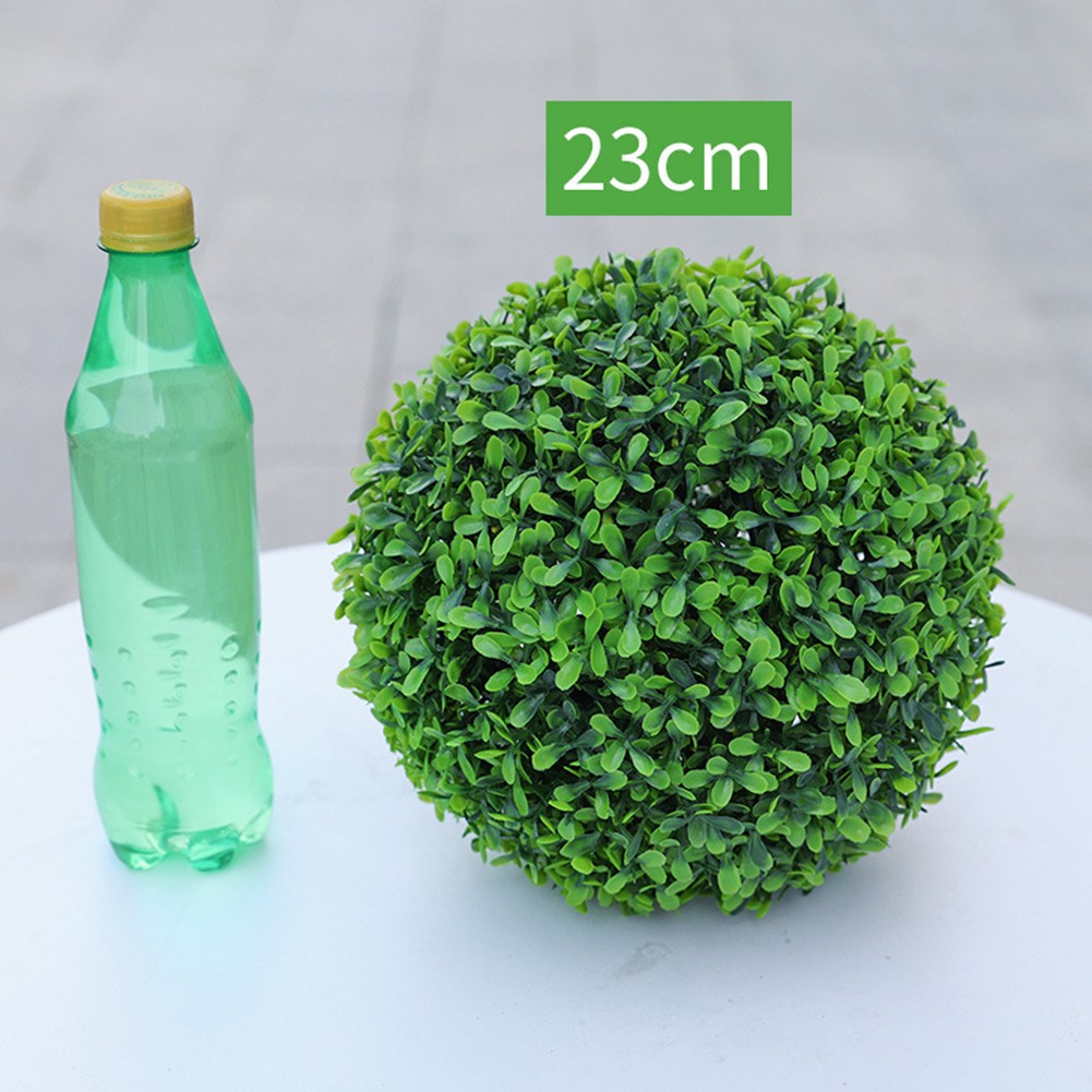 CPAN Simulation Plastic Plant Grass Ball Greenery Ball Faux Plant Grass ...
