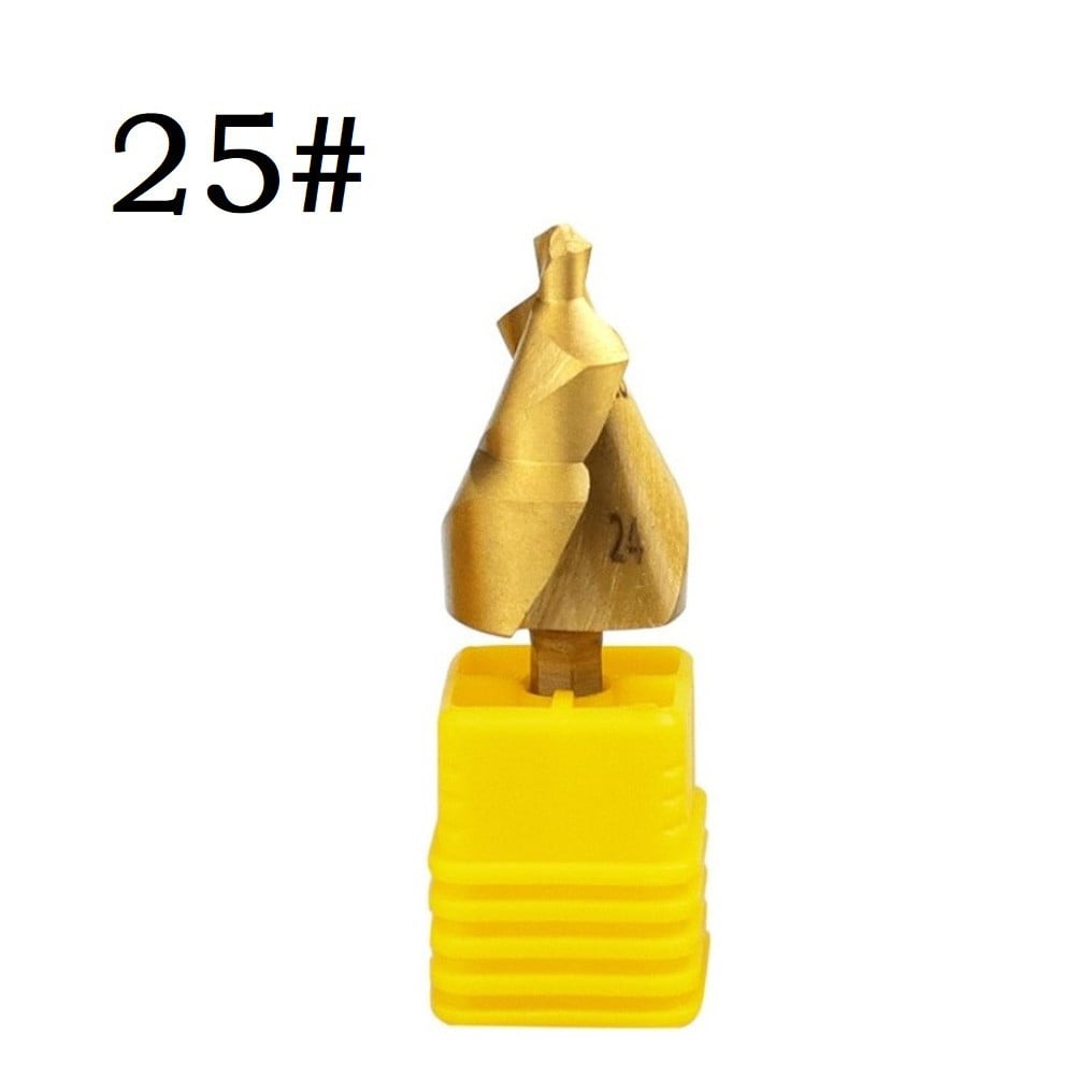 CPAN Spiral Countersink Drill Bit 1/4 Hex HSS Center Punch Tool Water ...