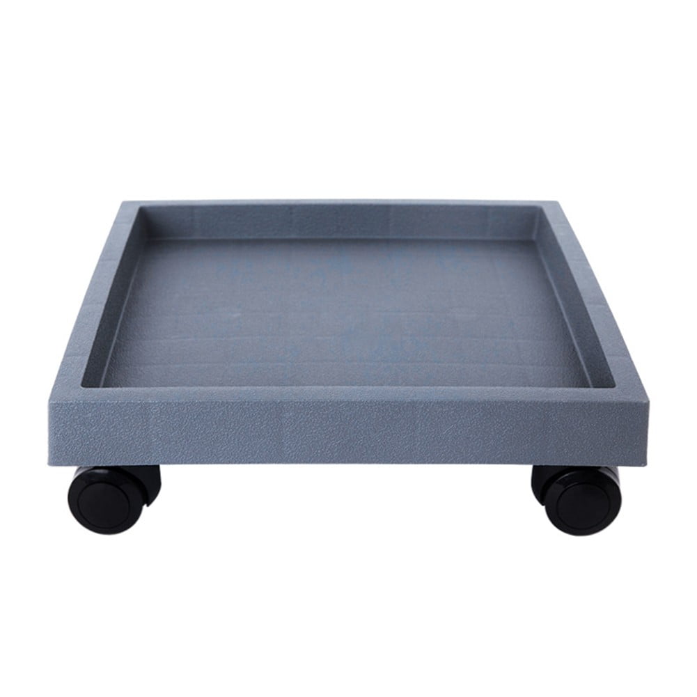 CPAN Square Plant Caddy Wheeled Planter Trays Plastic Plant Mover ...