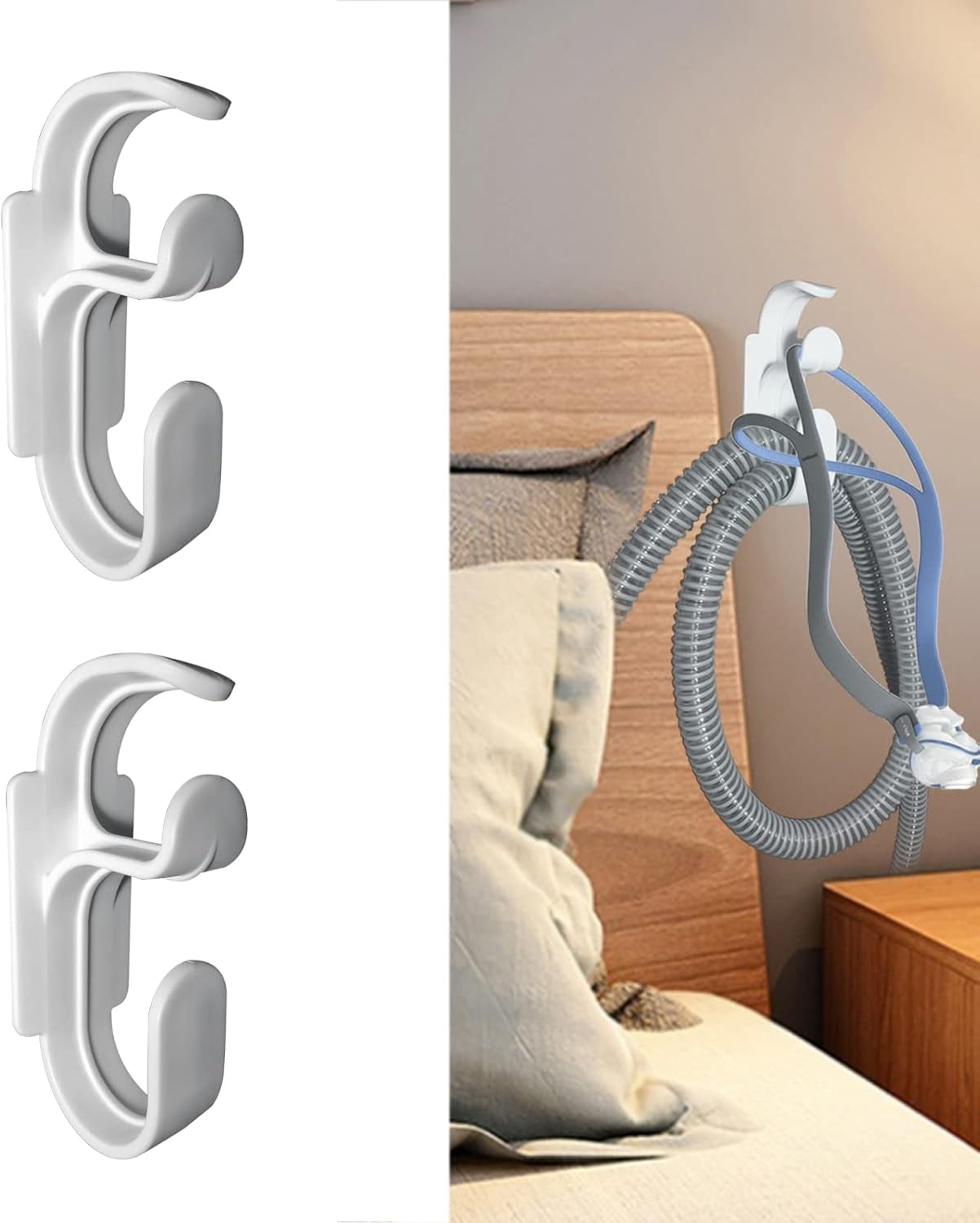 CPAP Hose Hanger with Anti-Unhook Feature - CPAP Mask Hook & CPAP ...
