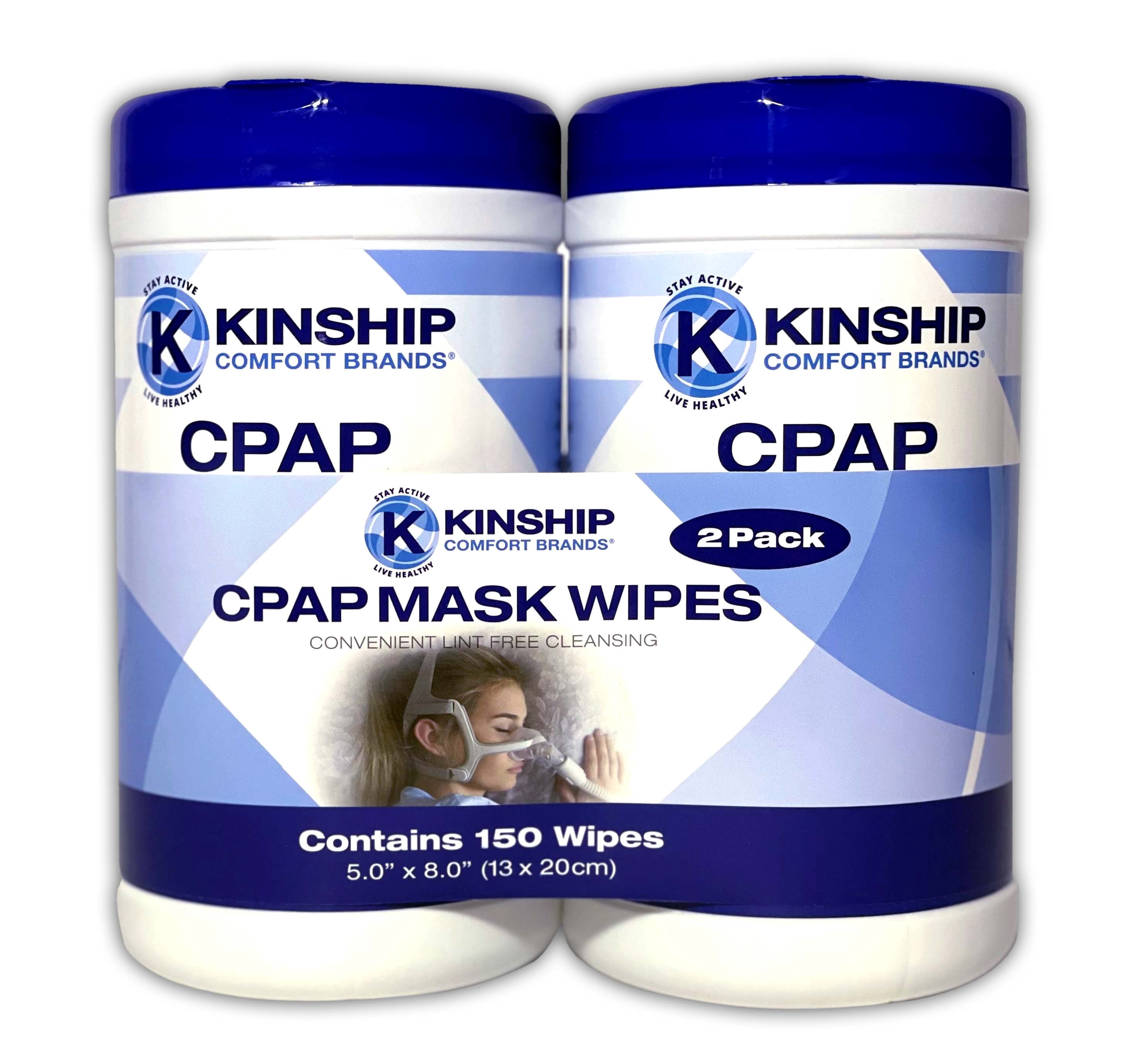 Kinship Comfort Brands CPAP & BIPAP Machine Cleaning Wipes, 150 Count ...