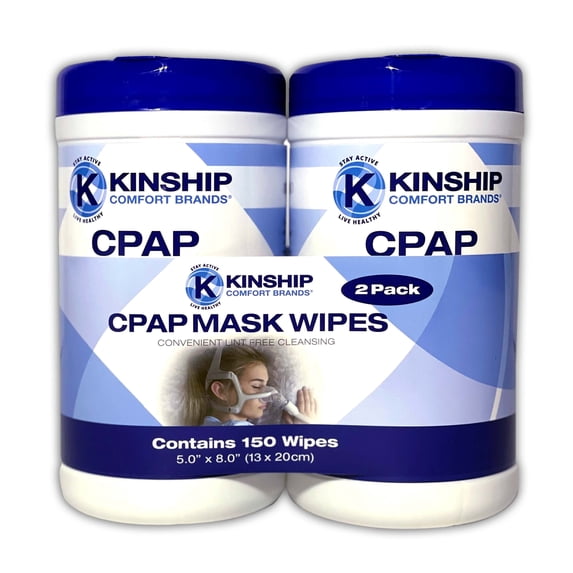 Kinship Comfort Brands CPAP & BIPAP Machine Cleaning Wipes, 150 Count ...