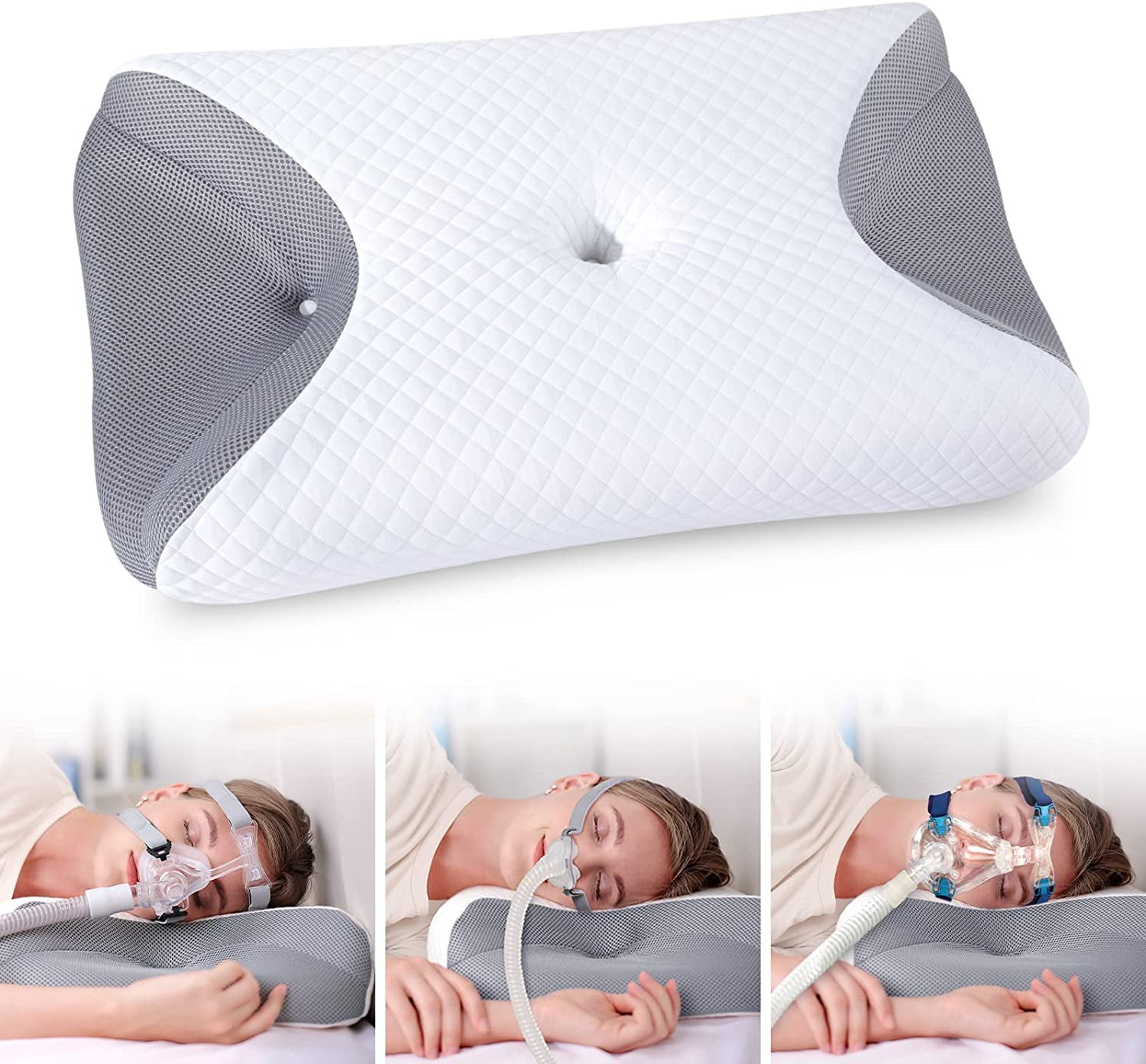 CPAP Pillow for Side Sleeping, CPAP Nasal Pillows for All CPAP Masks ...