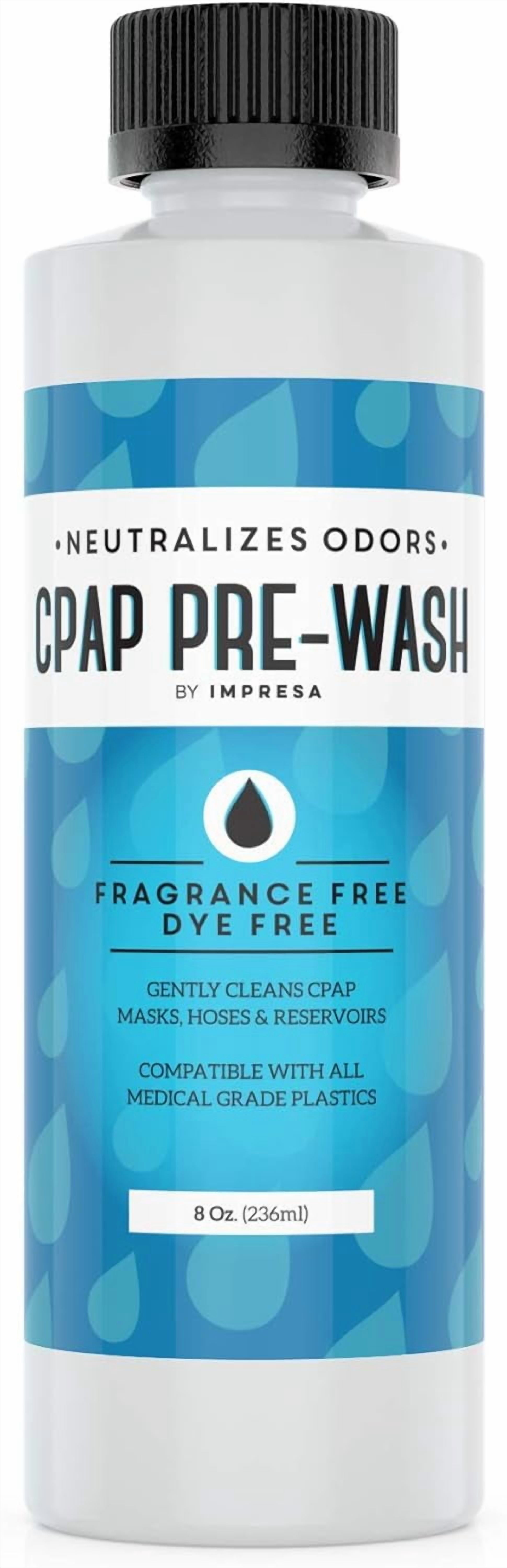 CPAP Pre-Wash Cleaning Solution - 8 Fl Oz, Made in USA - Odor ...