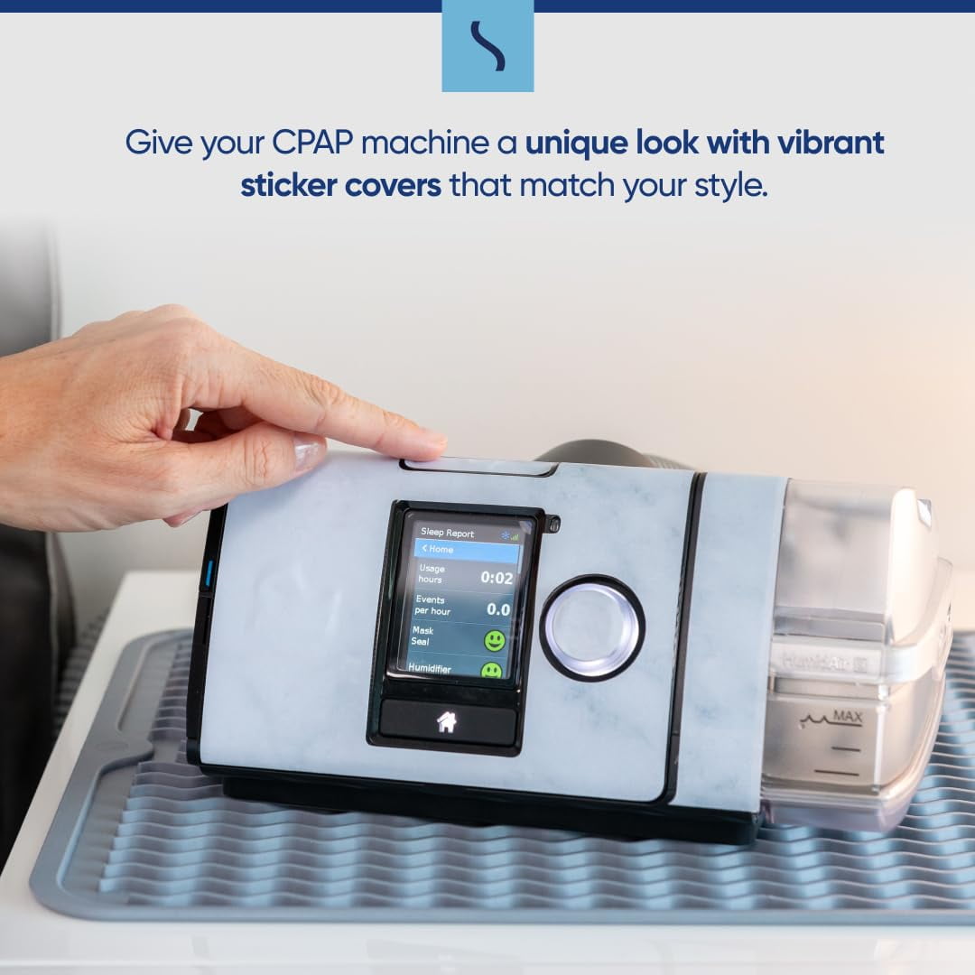 CPAP Skin Protector for ResMed AirSense 10 by Snugell - Elegant Marble ...