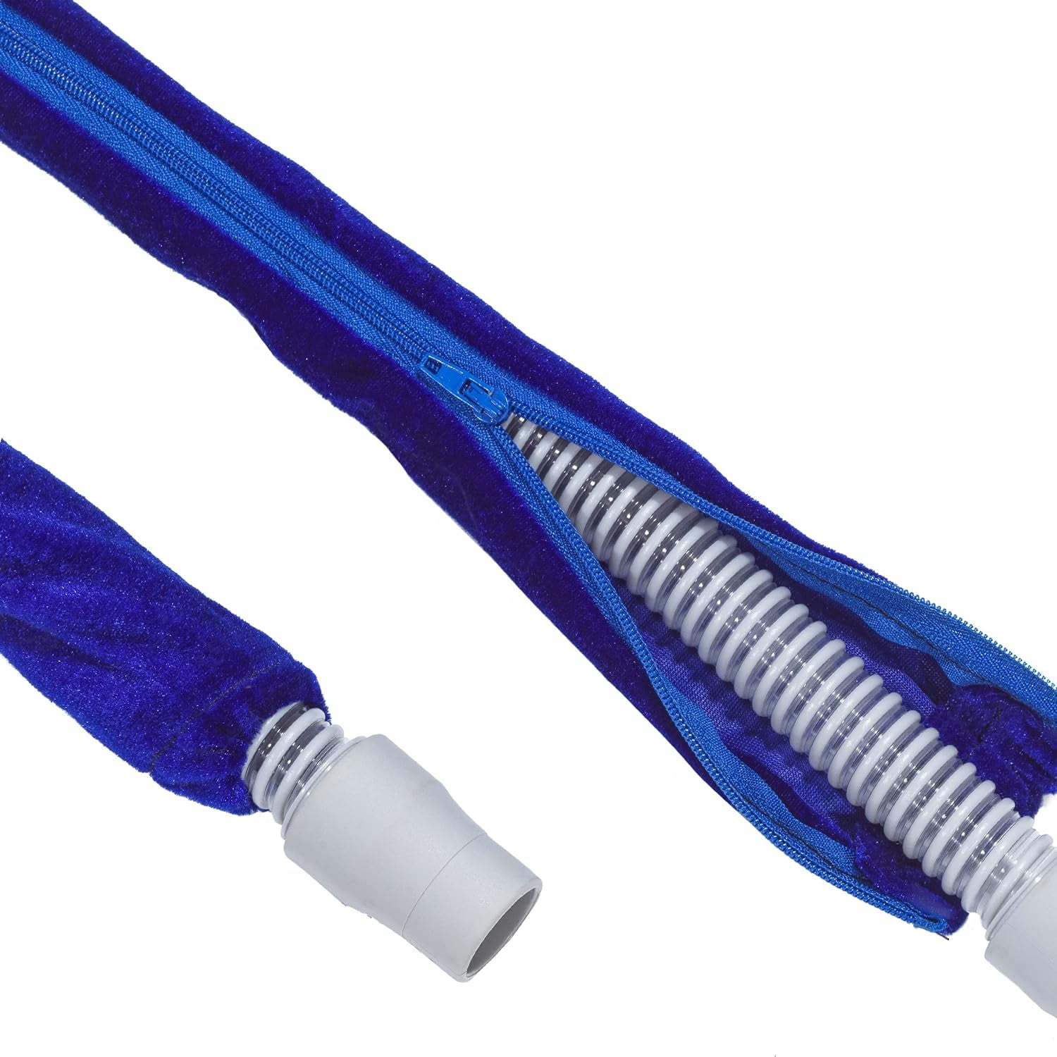 CPAP Tube Hose Cover - Wrap Fleece Skin - Full Length Zipper Cpap Hose ...