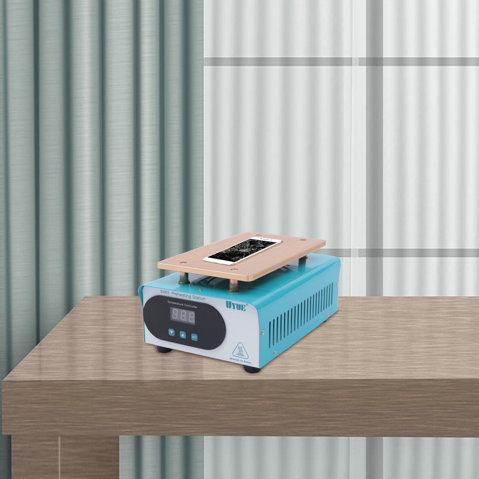 CPB Heating Pad for LCD & Glass Separation, 7.48*4.33" Heating Plate, Quick Preheating, Precise ...