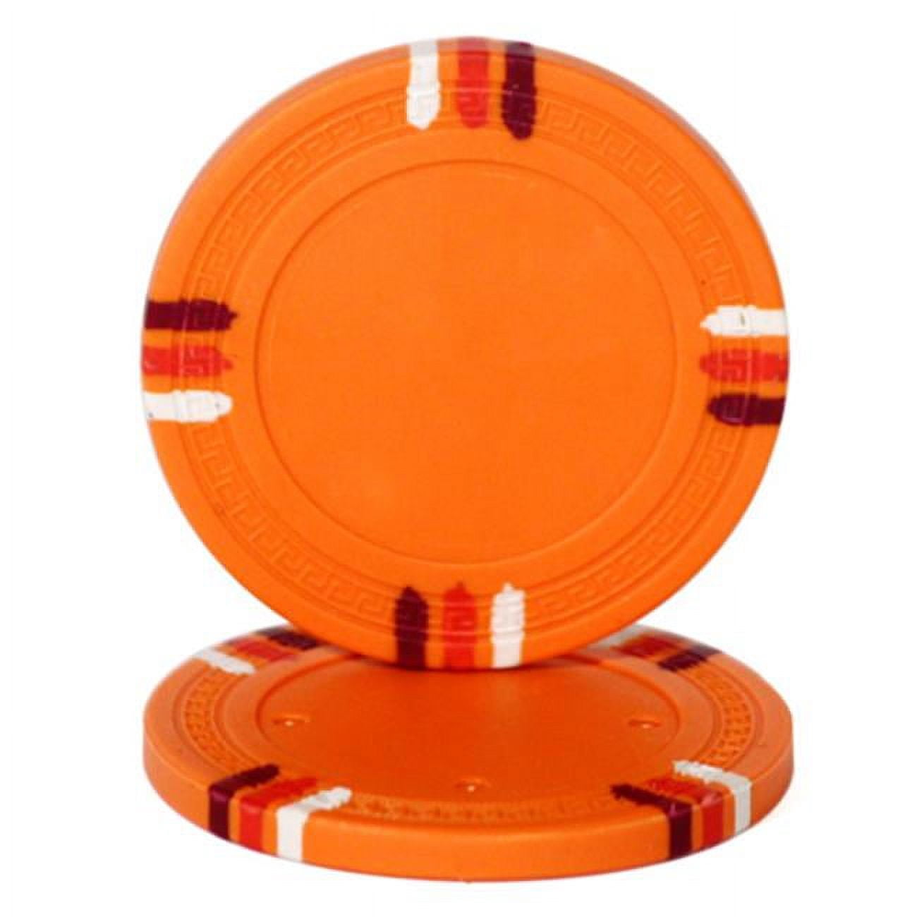 CPBL12-Orange-25 Roll of 25 - Orange Blank Claysmith 12 Stripe Poker ...