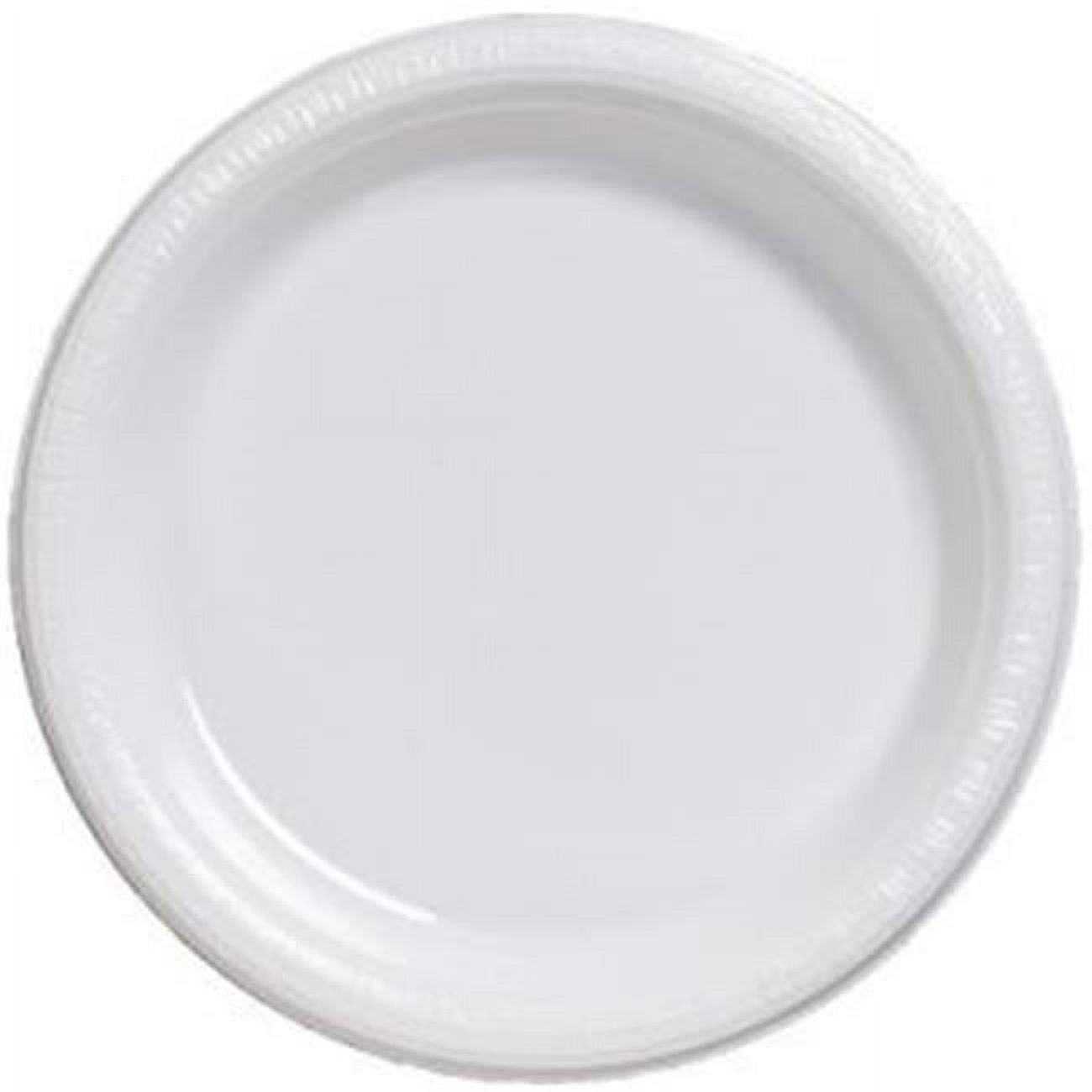CPC B9876G 9 in. Heavy Duty Disposable Plastic Plates, White - Case of ...
