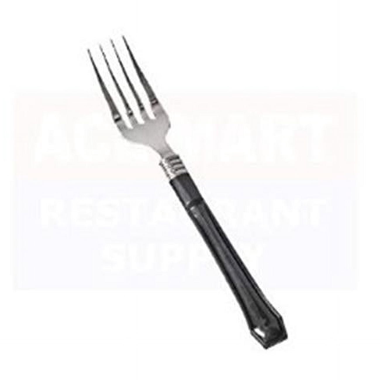 CPC DUETBF 7 in. Duet Black & Silver-Like Heavy Disposable Plastic ...