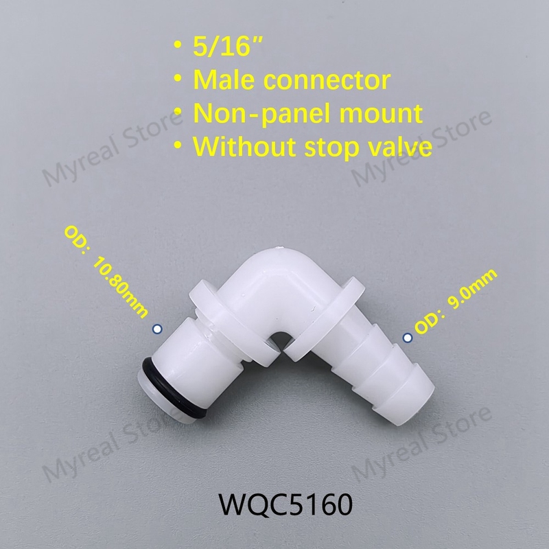 CPC Straight-through Valve Piercing Screw Elbow Plastic Quick Connector ...
