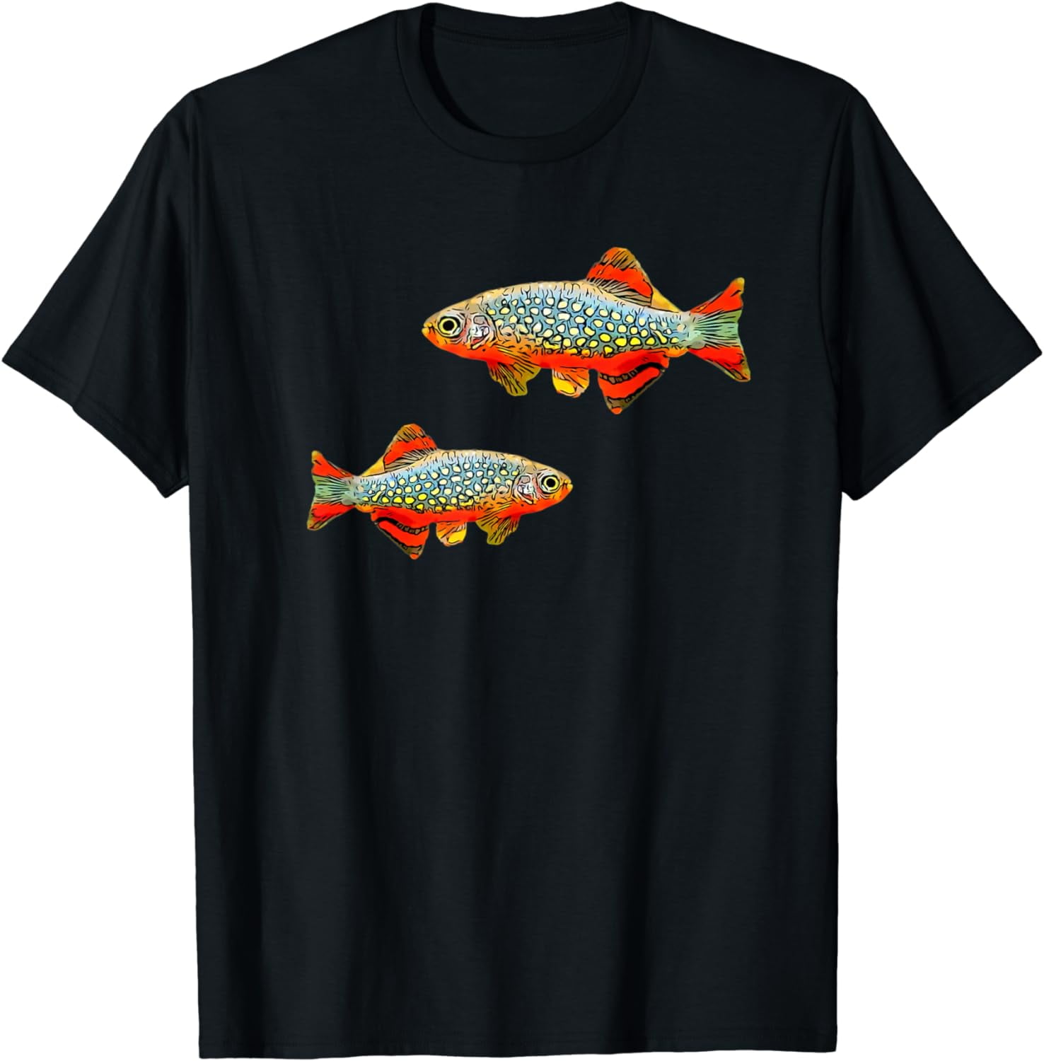 CPD Nano Fish Lovers Galaxy Rasbora Celestial Pearl Danio T-Shirt ...