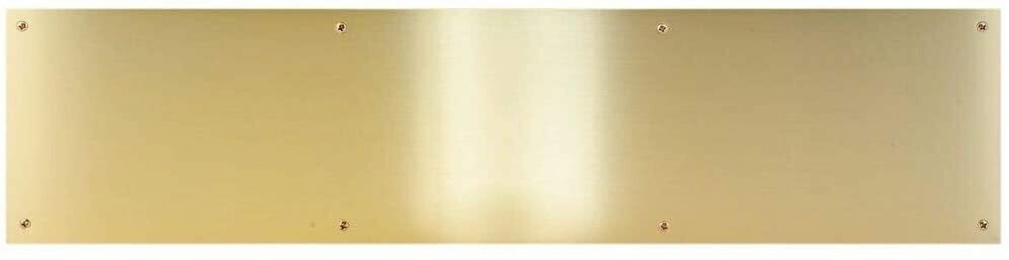 CPG Products - Metal Door Kick Plate - Brass Tone 12" x 28" - for 30 ...