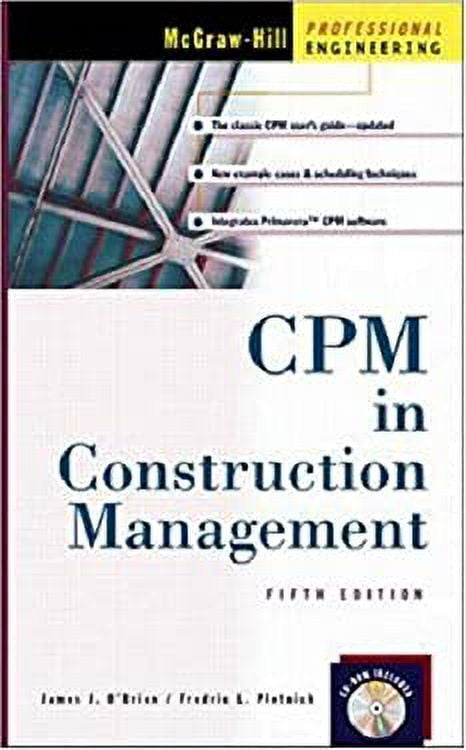 Pre-Owned CPM in Construction Management 9780071344401 - Walmart.com